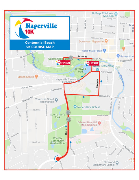Race Course | Naperville 10K and 5K | Running | Road Race